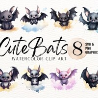 Set of 50 Pcs -black Bats, Halloween Bats, Wall Bats, Card Stock Bats ...
