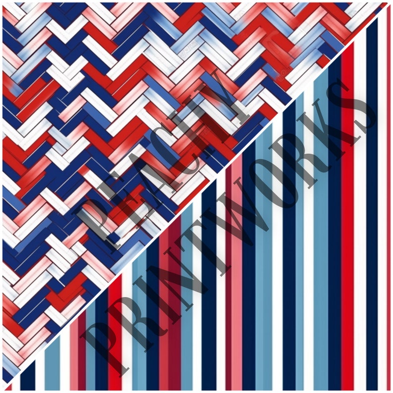 PATRIOTIC PATTERNS : Printable Pattern Seamless Design - Etsy