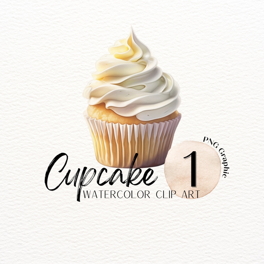 CUPCAKES : Single Graphic, Clip Art, Digital Graphics, Graphics ...