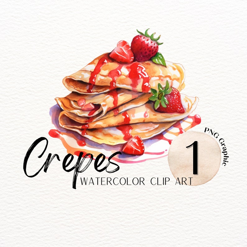 CREPES : Single Graphic, Clip Art, Digital Graphics, Graphics ...
