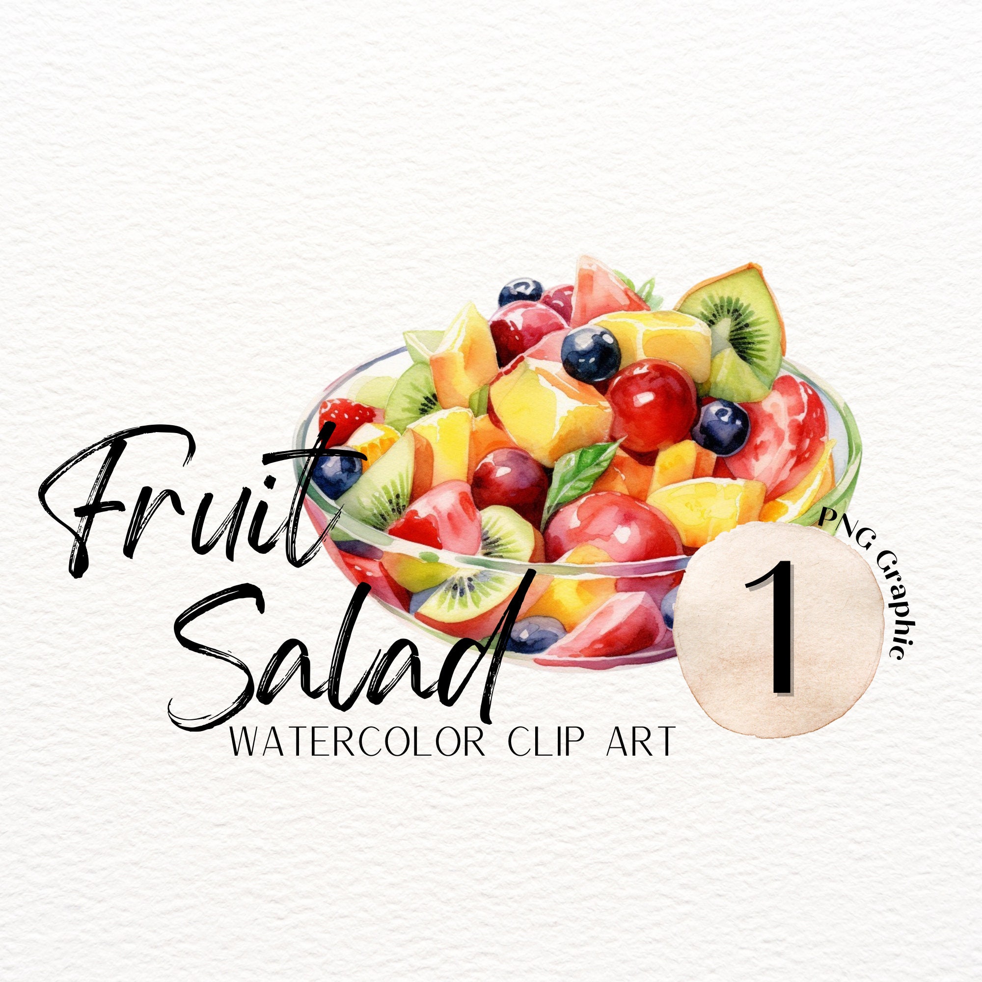 Tropical Fruit Salad Clip Art