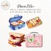 School Lunch Watercolor Clipart Bundle | Lunchbox PNG | Burrito Lunch ...