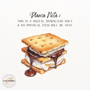 S'MORES : Single Graphic, Clip Art, Digital Graphic, Graphics ...