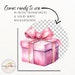Pink Birthday Watercolor Clipart Bundle Pink Cake PNG - Etsy