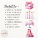 Pink Birthday Watercolor Clipart Bundle Pink Cake PNG - Etsy