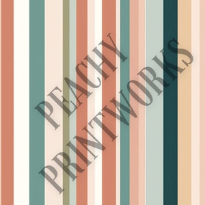MUTED COLOR STRIPES : Printable Pattern, Seamless Design, Background ...