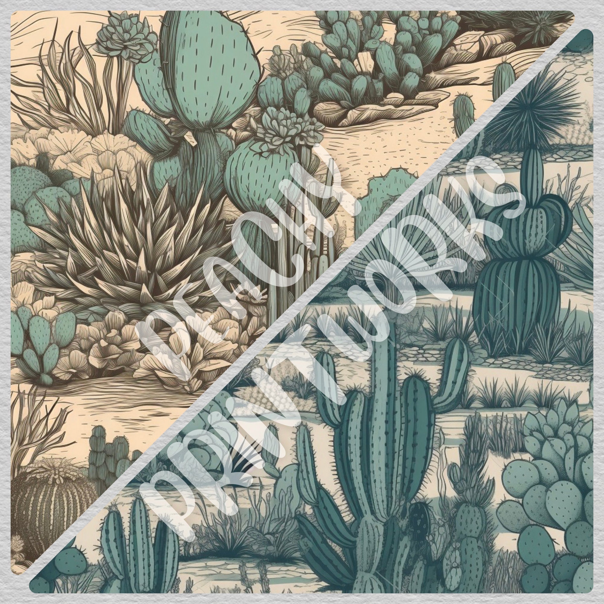 DESERT : Printable Pattern Seamless Design Background - Etsy