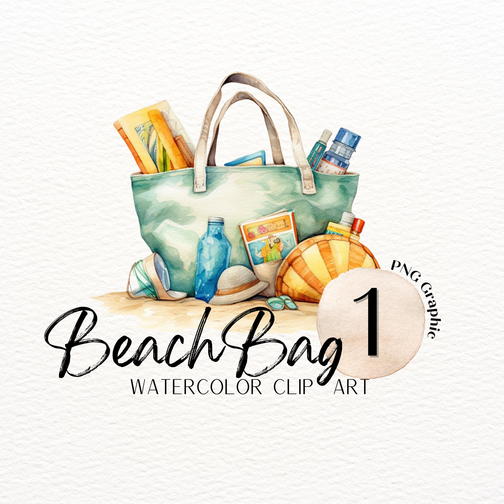 Beach Bag Clipart