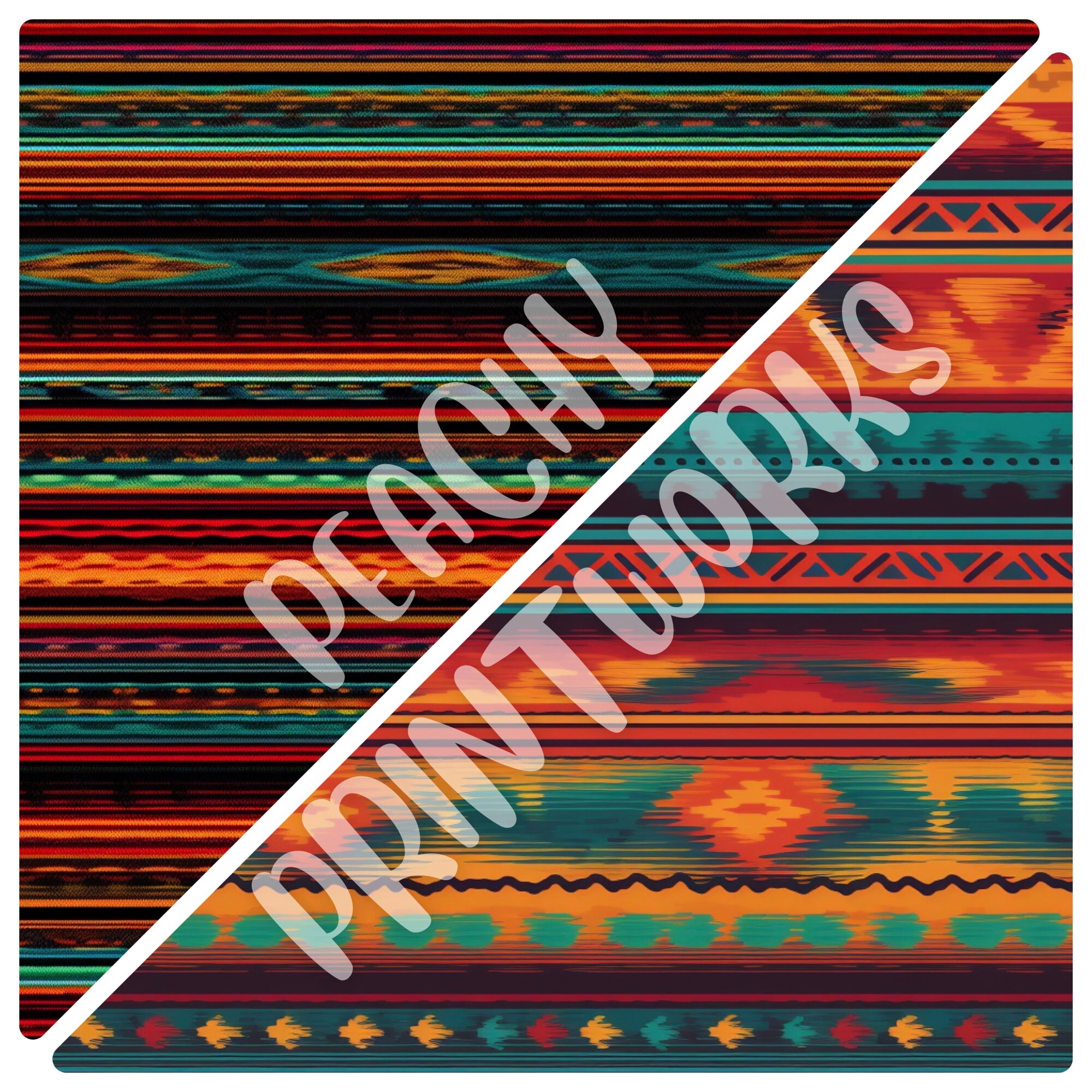 MEXICAN BLANKETS : Printable Pattern Seamless Design - Etsy