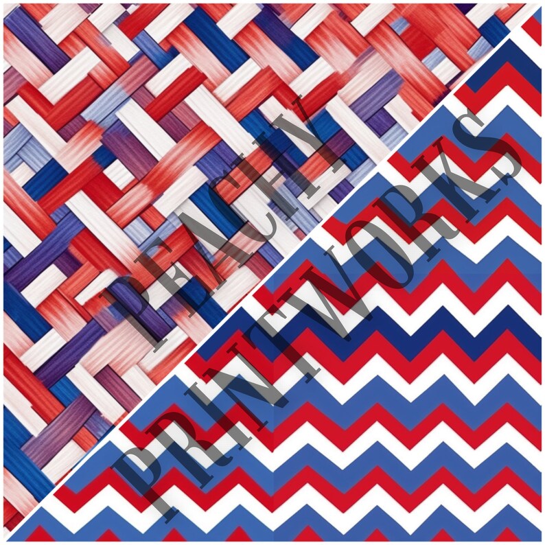 PATRIOTIC PATTERNS : Printable Pattern Seamless Design - Etsy