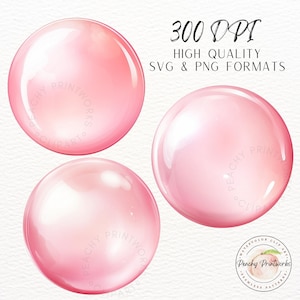 Bubble Gum Watercolor Clipart | Candy SVG | Sweets PNG | Halloween ...