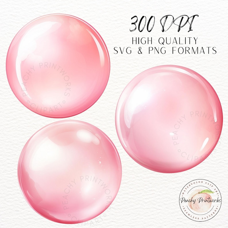 Bubble Gum Watercolor Clipart | Candy SVG | Sweets PNG | Halloween ...