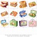 School Lunch Watercolor Clipart Bundle | Lunchbox PNG | Burrito Lunch ...