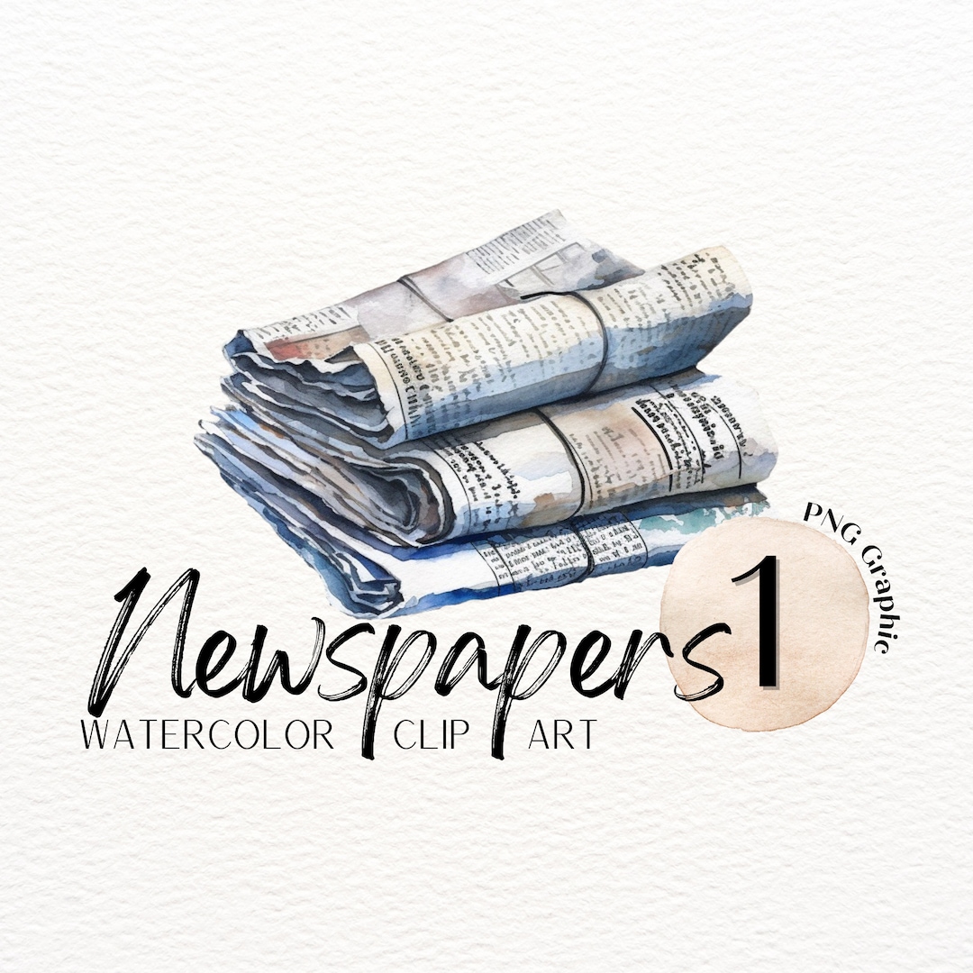 NEWSPAPER : Single Graphic, Clip Art, Digital Graphics, Graphics ...