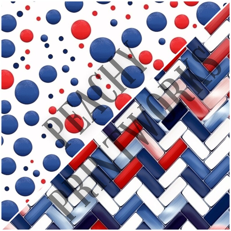 PATRIOTIC PATTERNS : Printable Pattern Seamless Design - Etsy