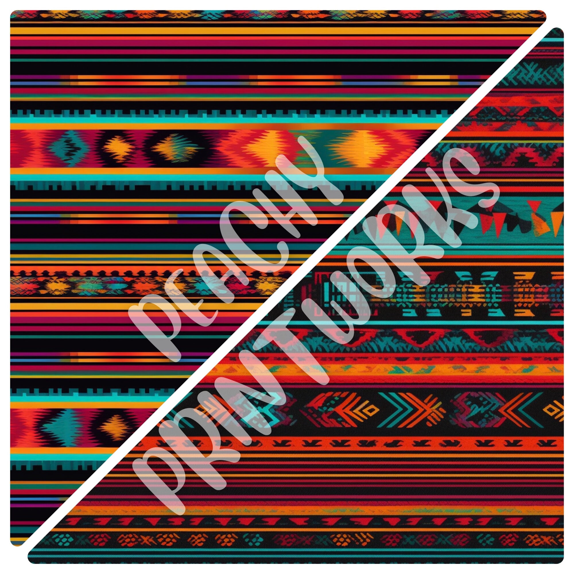 MEXICAN BLANKETS : Printable Pattern Seamless Design - Etsy