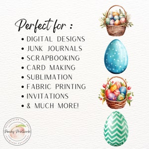 Easter Watercolor Clipart Bundle | Easter Bunny PNG | Easter Candy ...