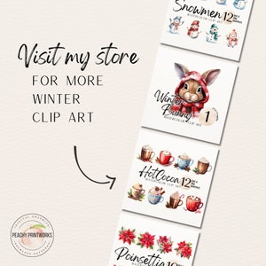 Hot Chocolate Watercolor Clipart | Christmas SVG | Cocoa PNG | Coffee ...