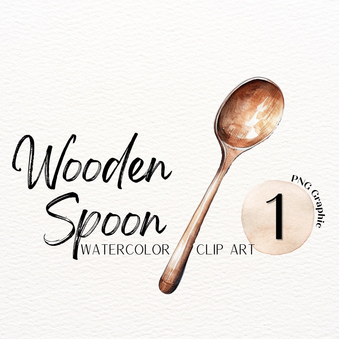 WOODEN SPOON : Single Graphic, Clip Art, Digital Graphics, Graphics ...