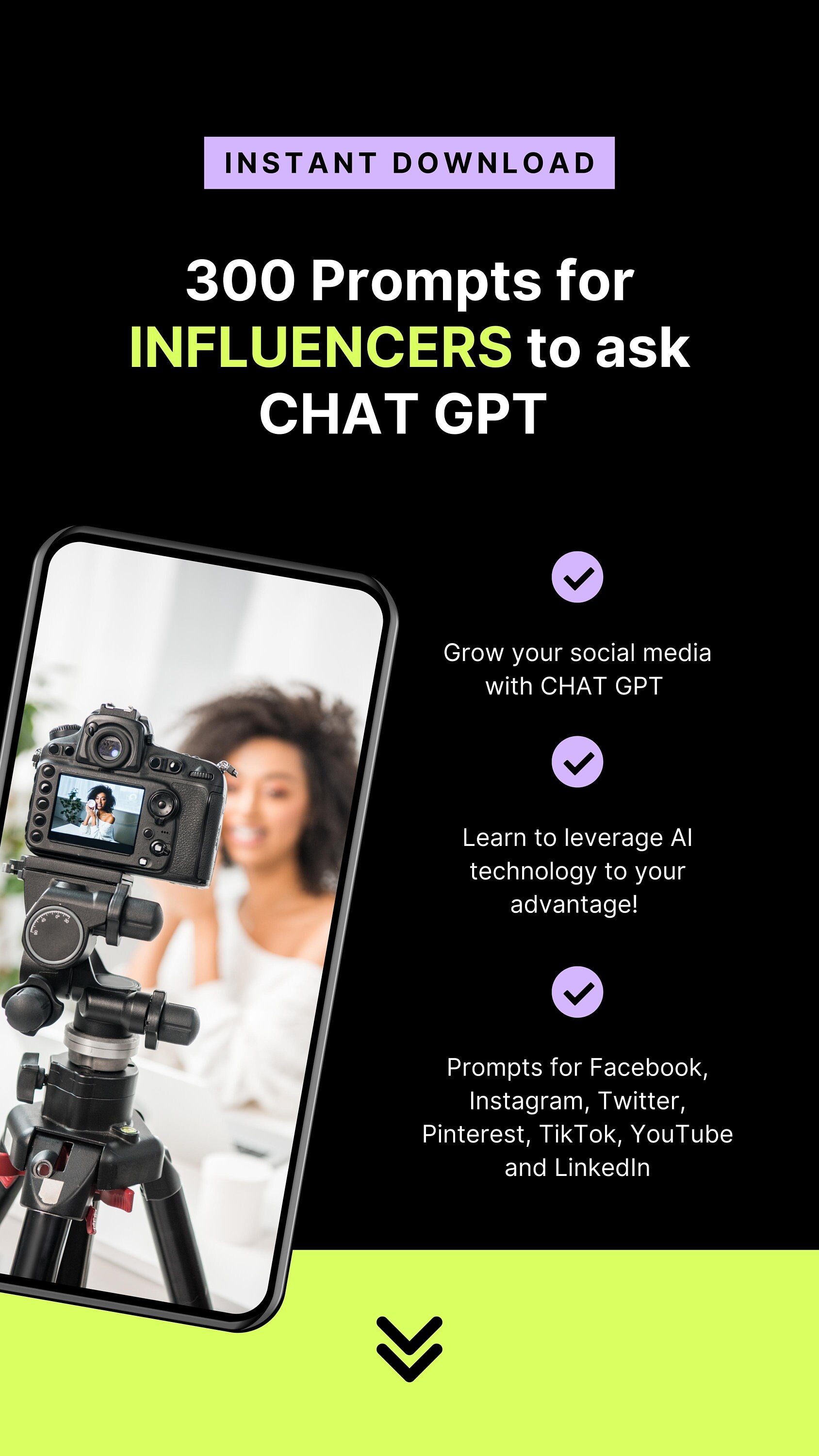 300 Prompts for Influencers to Ask CHAT GPT, Chat Gpt Social Media Posting Ideas, Social Media ...