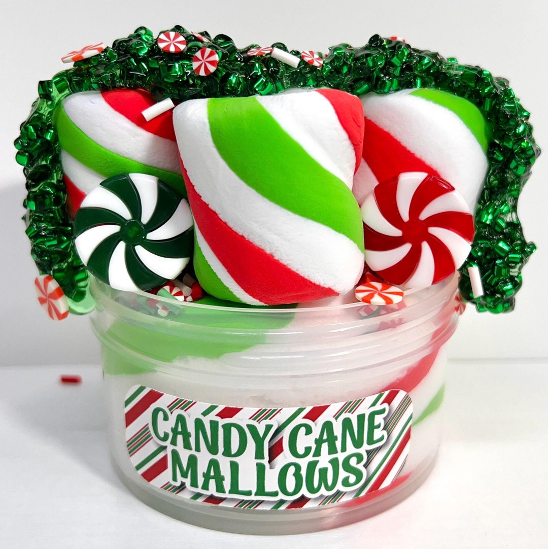 Candy Cane Mallows Slime - Etsy