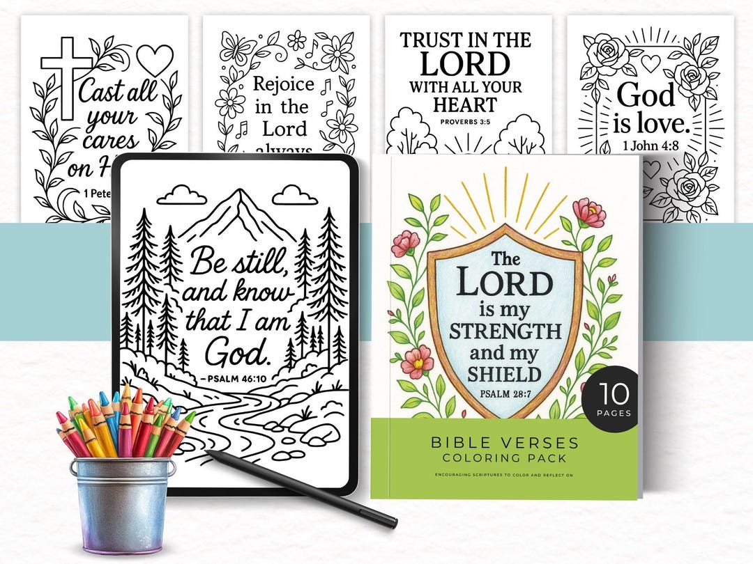 Pages à colorier de versets bibliques, Feuilles à colorier chrétiennes ...