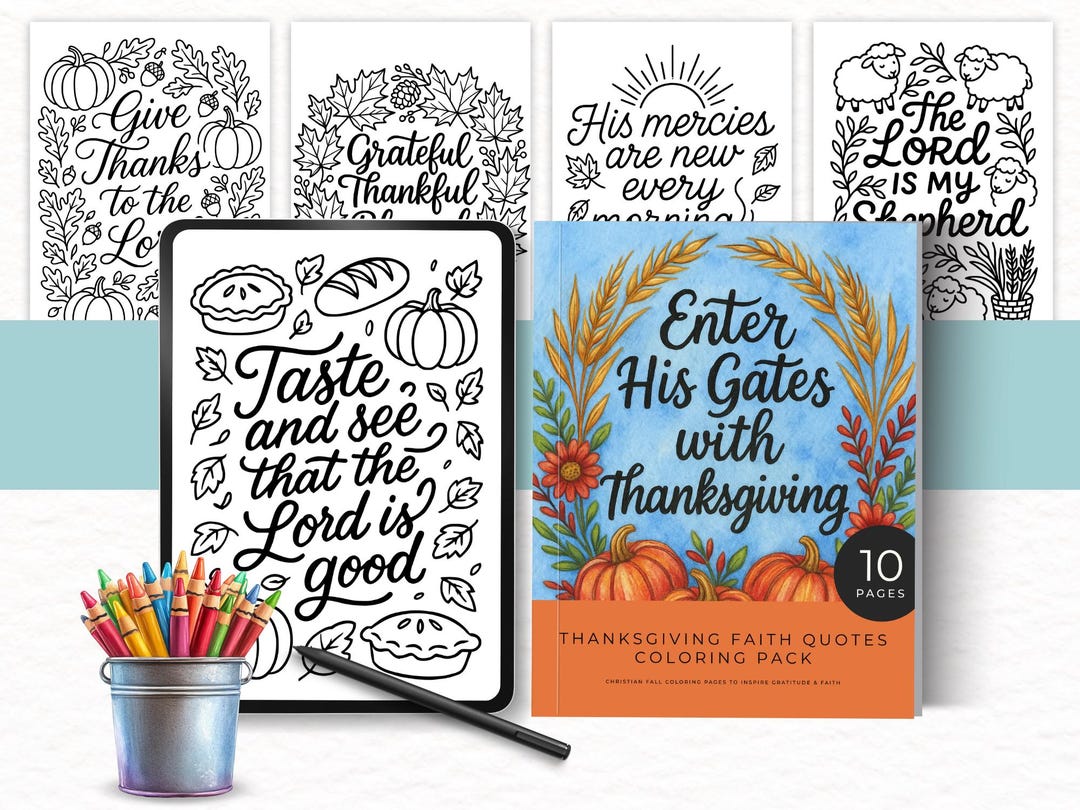 Bible Verse Coloring Pages, Christian Coloring Sheets, Thanksgiving ...