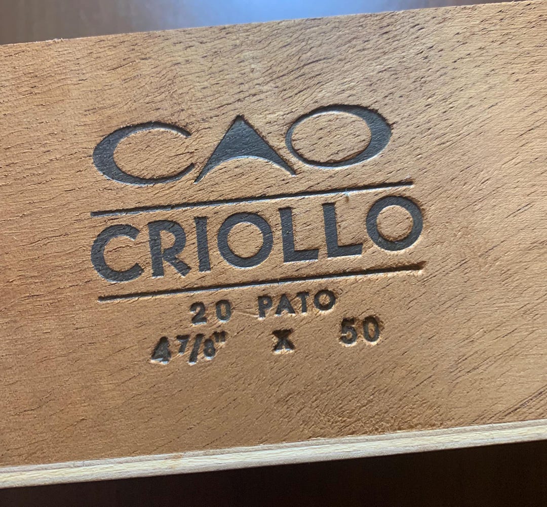 CAO Criollo Wooden Cigar Box (rare & Vintage) - Etsy