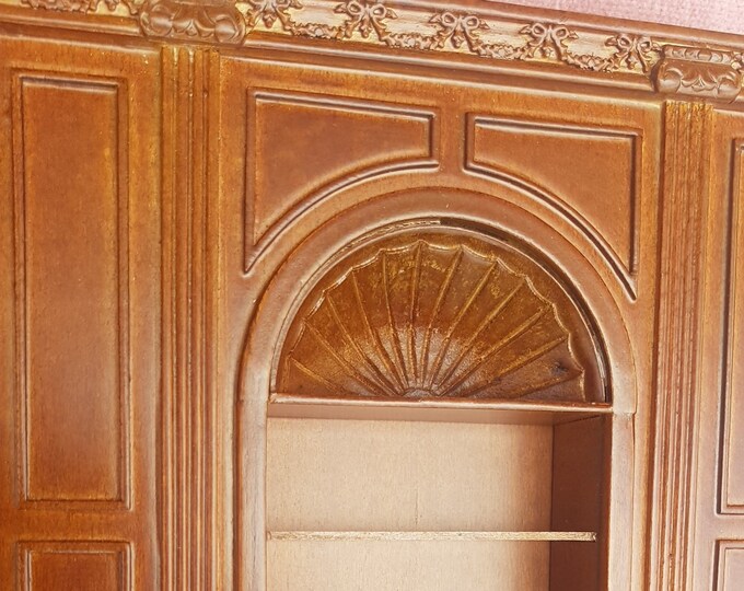 Beautiful Bespaq Sea Shell Carved Bookcase Wall Unit 1:12 Scale - Etsy