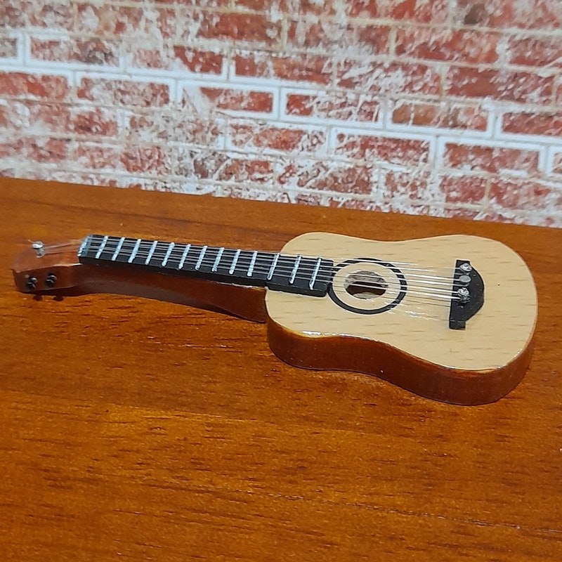 Miniature Guitar With Case - Etsy