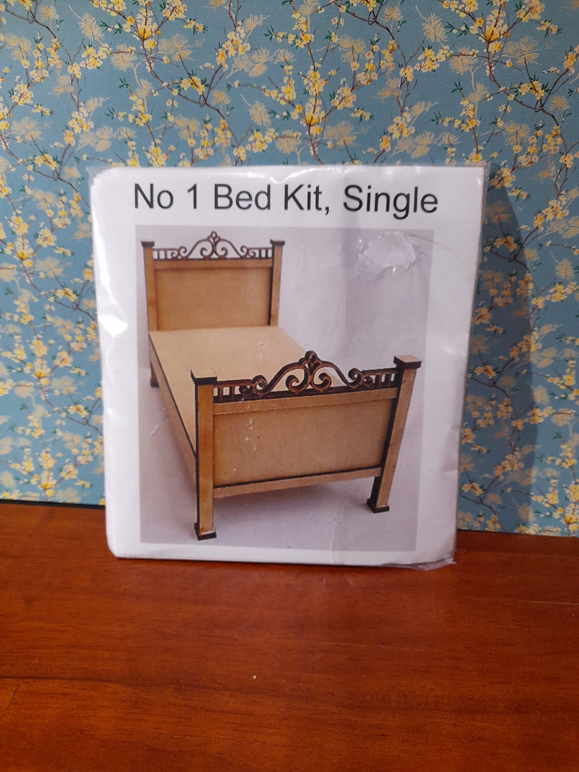 Dollhouse Miniature MDF 1:12 Scale Single Bed Kit - Etsy