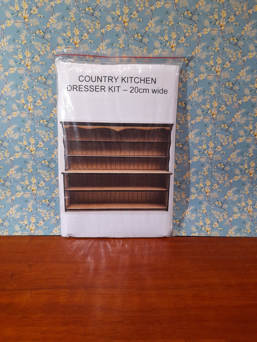 Dollhouse Miniature MDF 1:12 Scale - Country Kitchen Dresser Kit 20cm ...