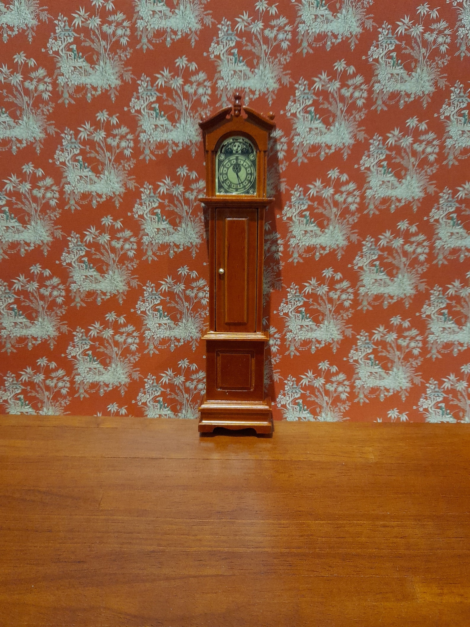 Dollhouse Miniature - Grandfather Clock Brown 1:12 Scale - Etsy