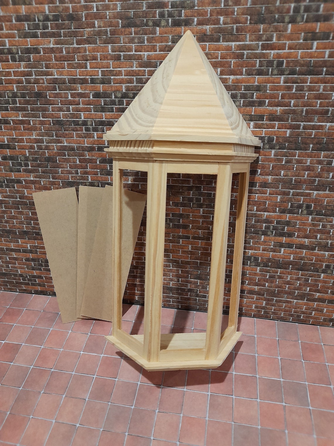 Dollhouse Miniature - Vicki Collection Timber Bay Window - 1:12 Scale ...