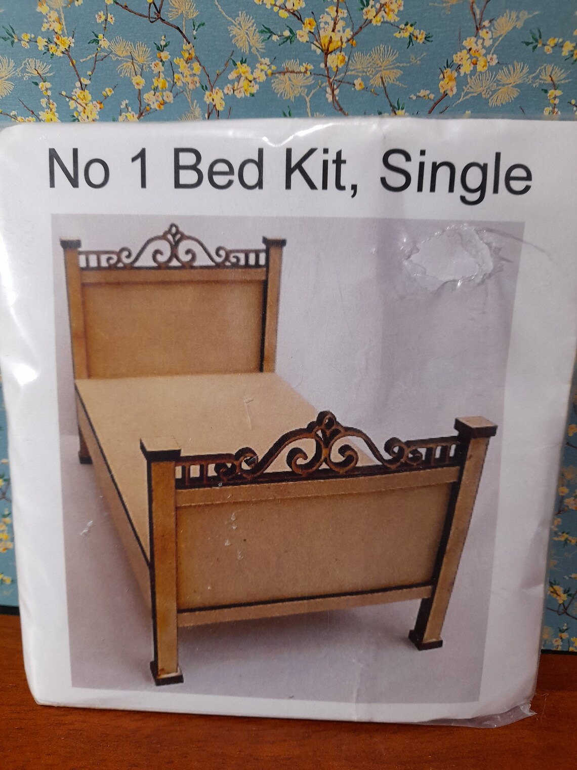 Dollhouse Miniature MDF 1:12 Scale Single Bed Kit - Etsy