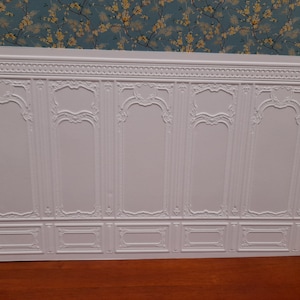 Dollhouse Miniature Embossed Wall Panels by World Model 1:12 Scale - Etsy