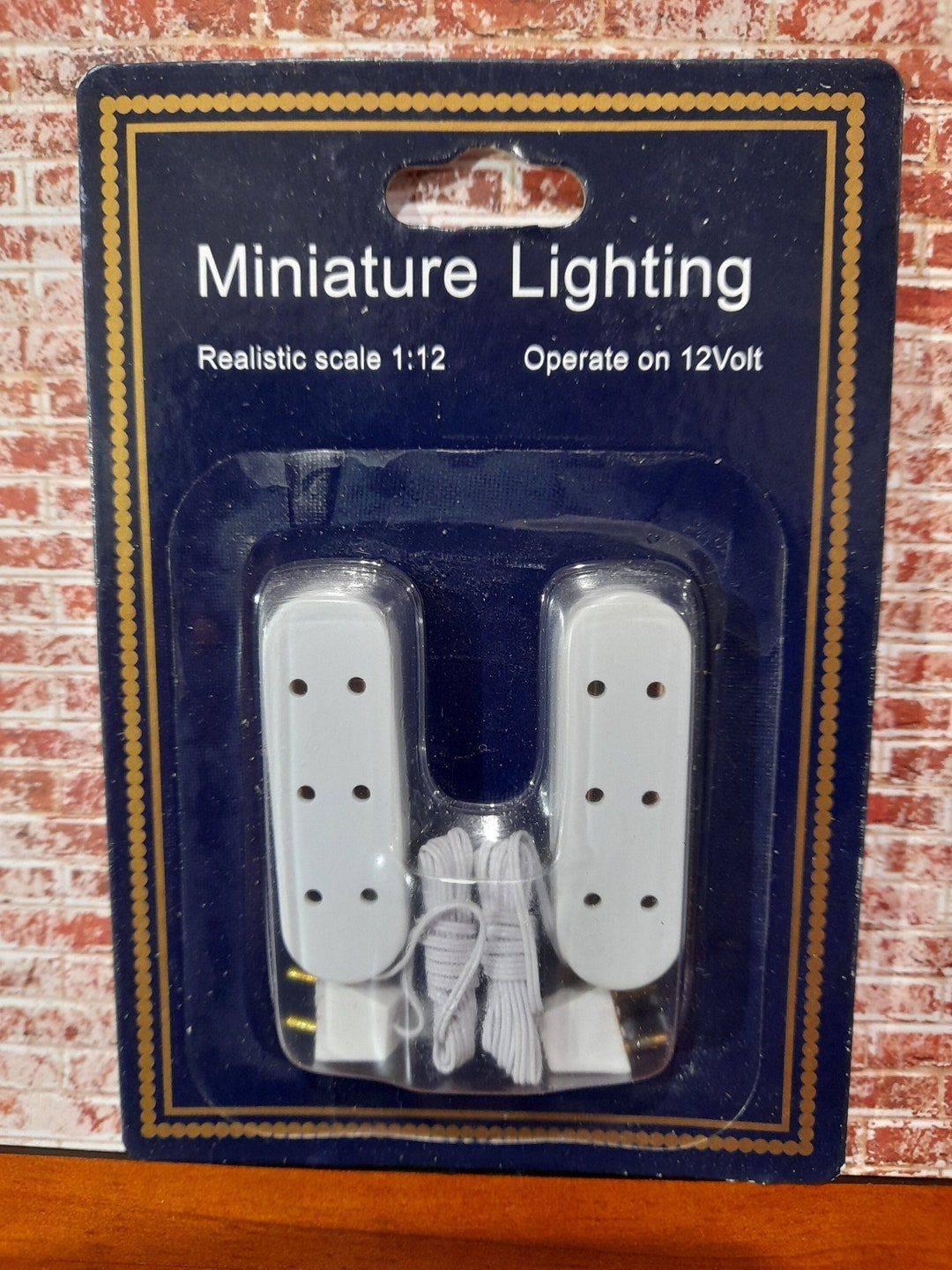 Dollhouse Miniature - Power Board Three Hole Extension Pair - 1:12 ...