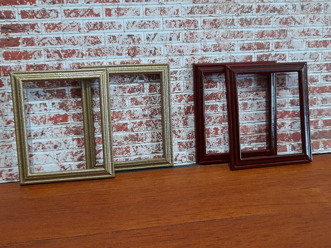 Dollhouse Miniature - Timber Picture Frames Set 4 - 1:12 Scale - Etsy