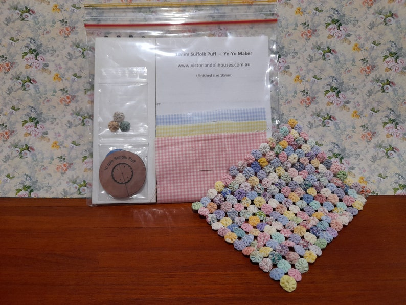Dollhouse Miniature 10mm Suffolk Puff - Yo-yo Maker 1:12 Scale - Etsy