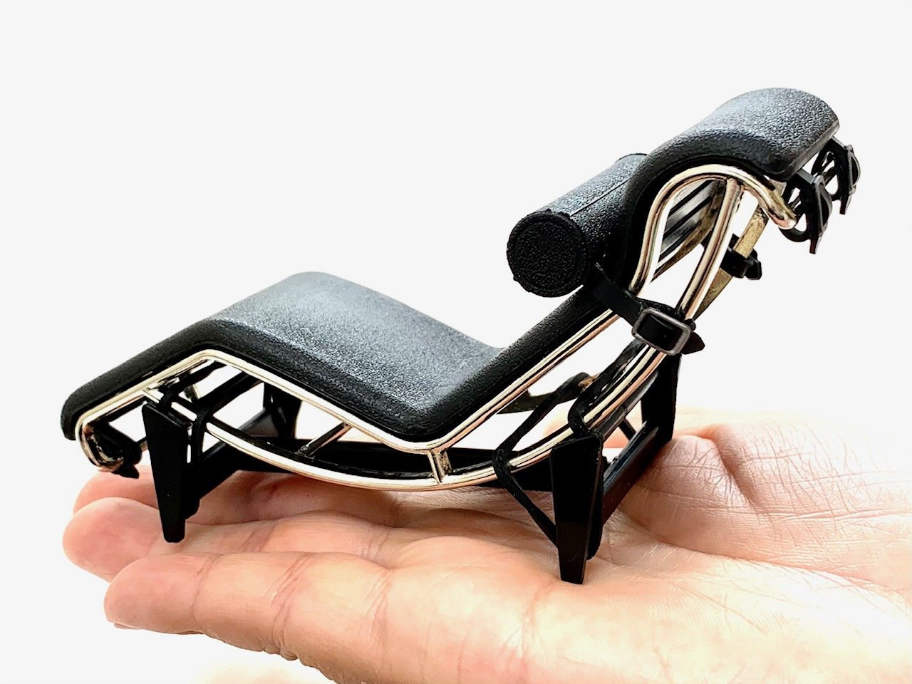 Modern Miniature Chair 1:12 Scale Chaise Lounge Chair | Etsy