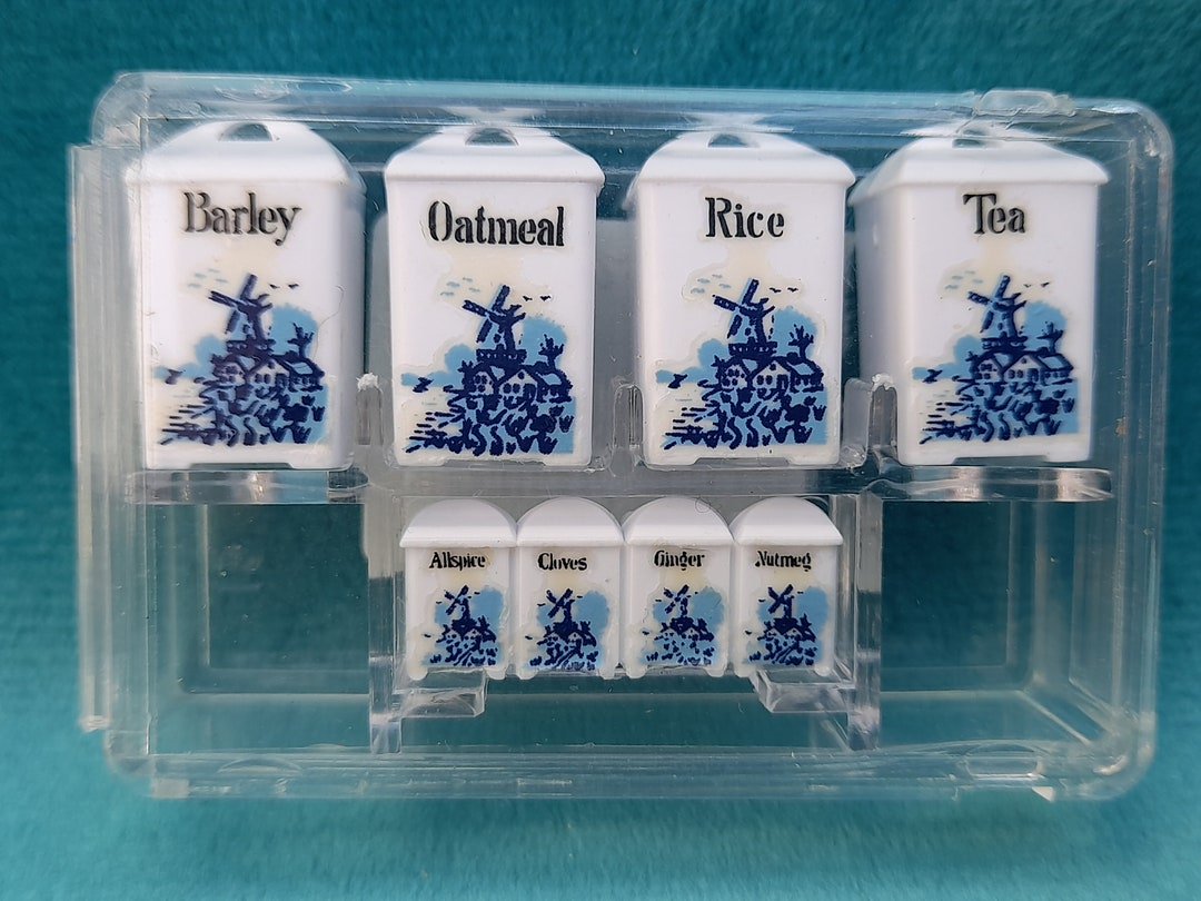 Dollhouse Miniature CB154 Chrysnbon Canister Set 1:12 Scale - Etsy