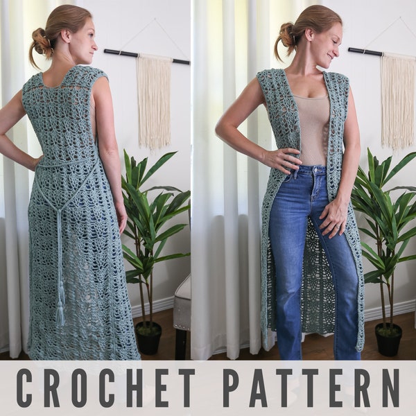 Crochet Duster Pattern - Etsy