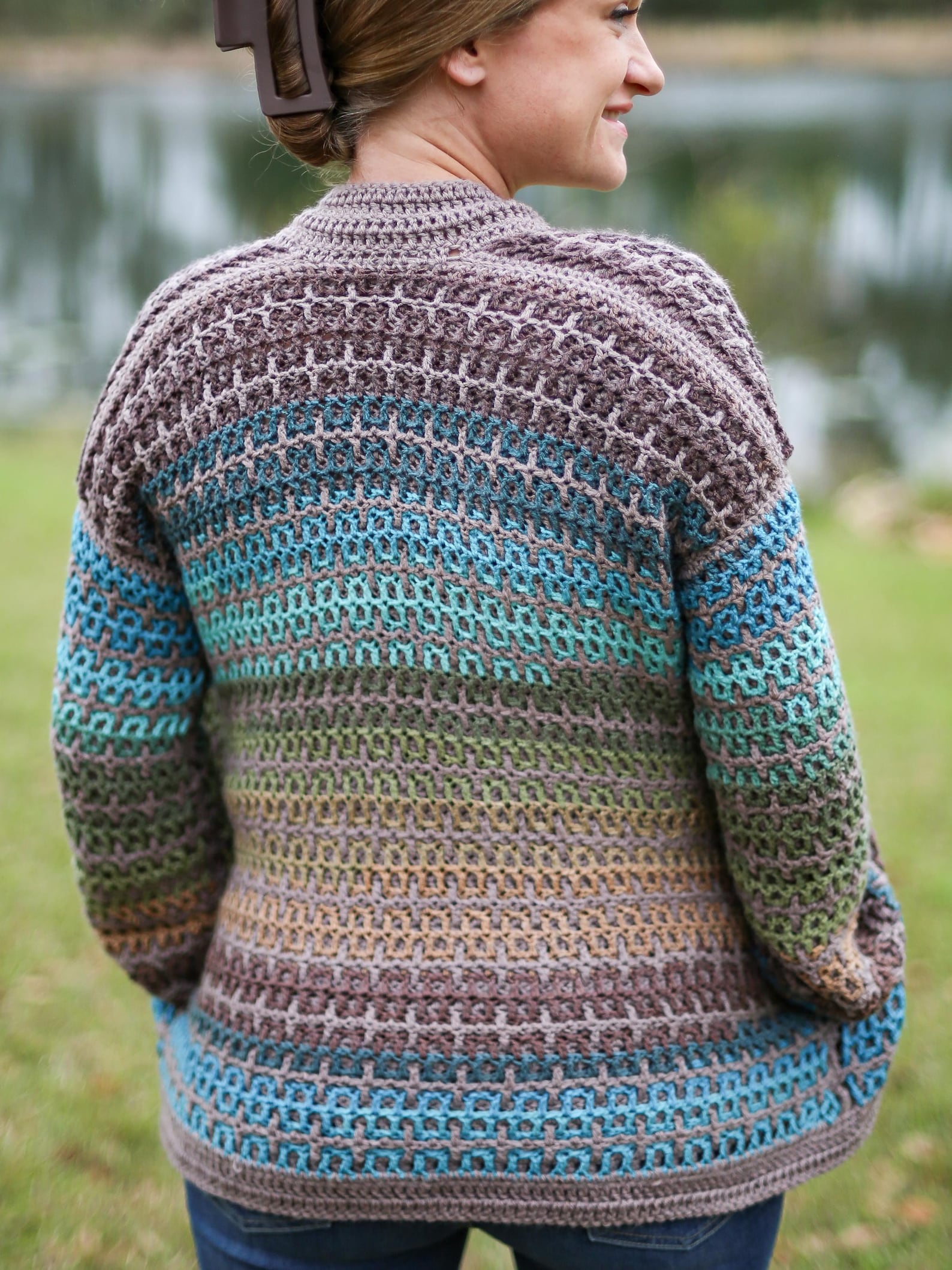 Interlocking Crochet Coatigan Pattern: Reversible Double Sided Jacket ...