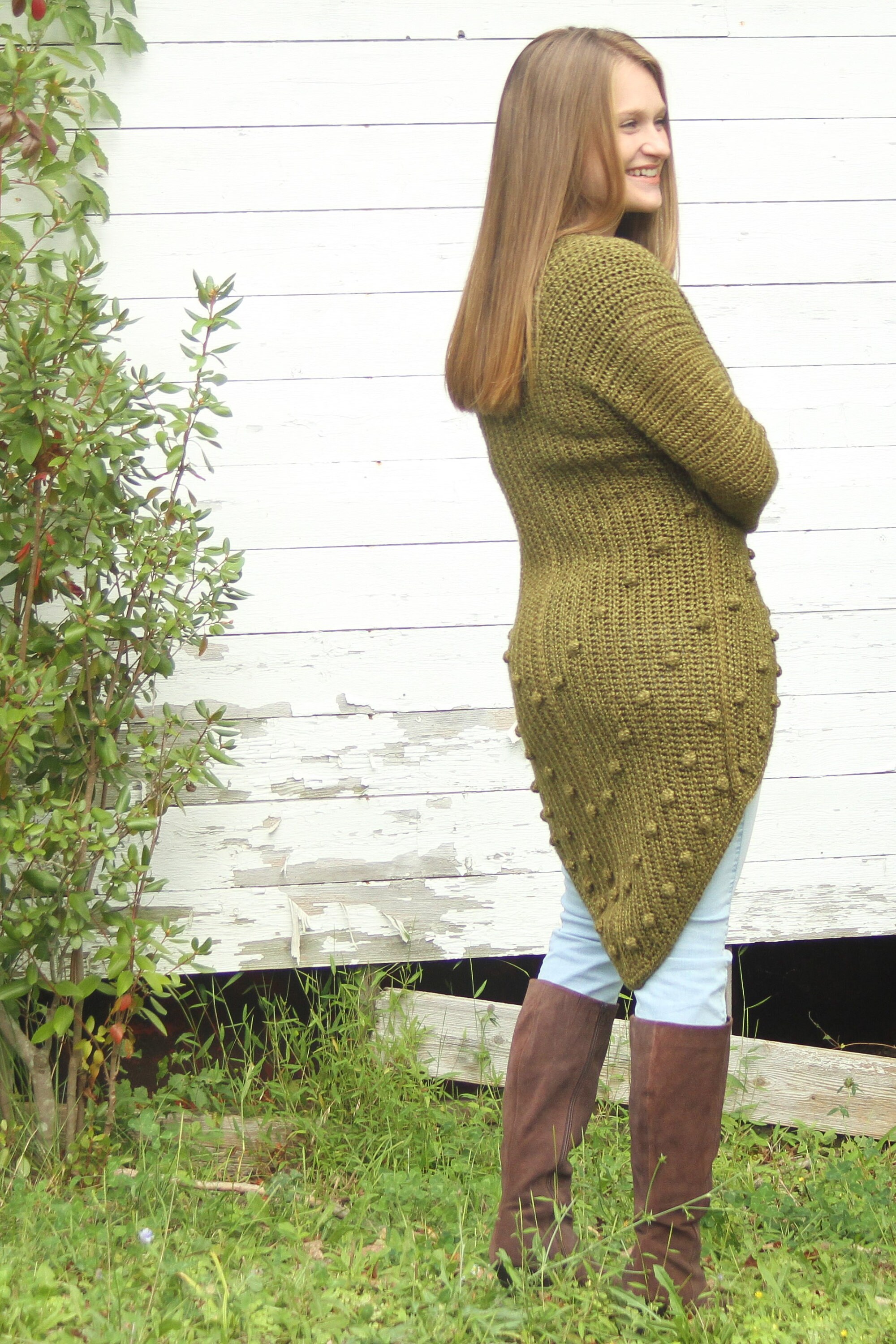 Crochet Cardigan Pattern Long Cardigan Sweater Easy - Etsy