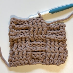 CROCHET PATTERN - DIY Easy Chunky Crochet Rug Pattern With Super Bulky ...