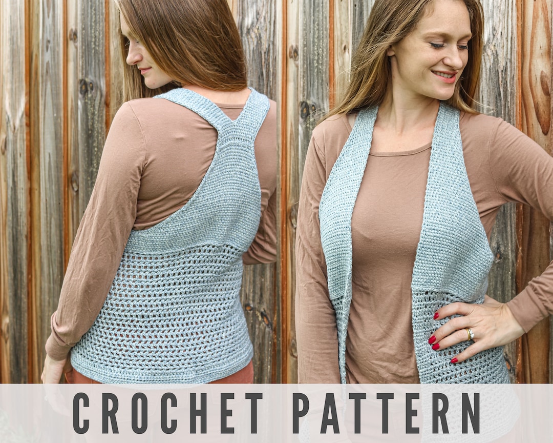 CROCHET PATTERN - Crochet Racerback Vest - Etsy
