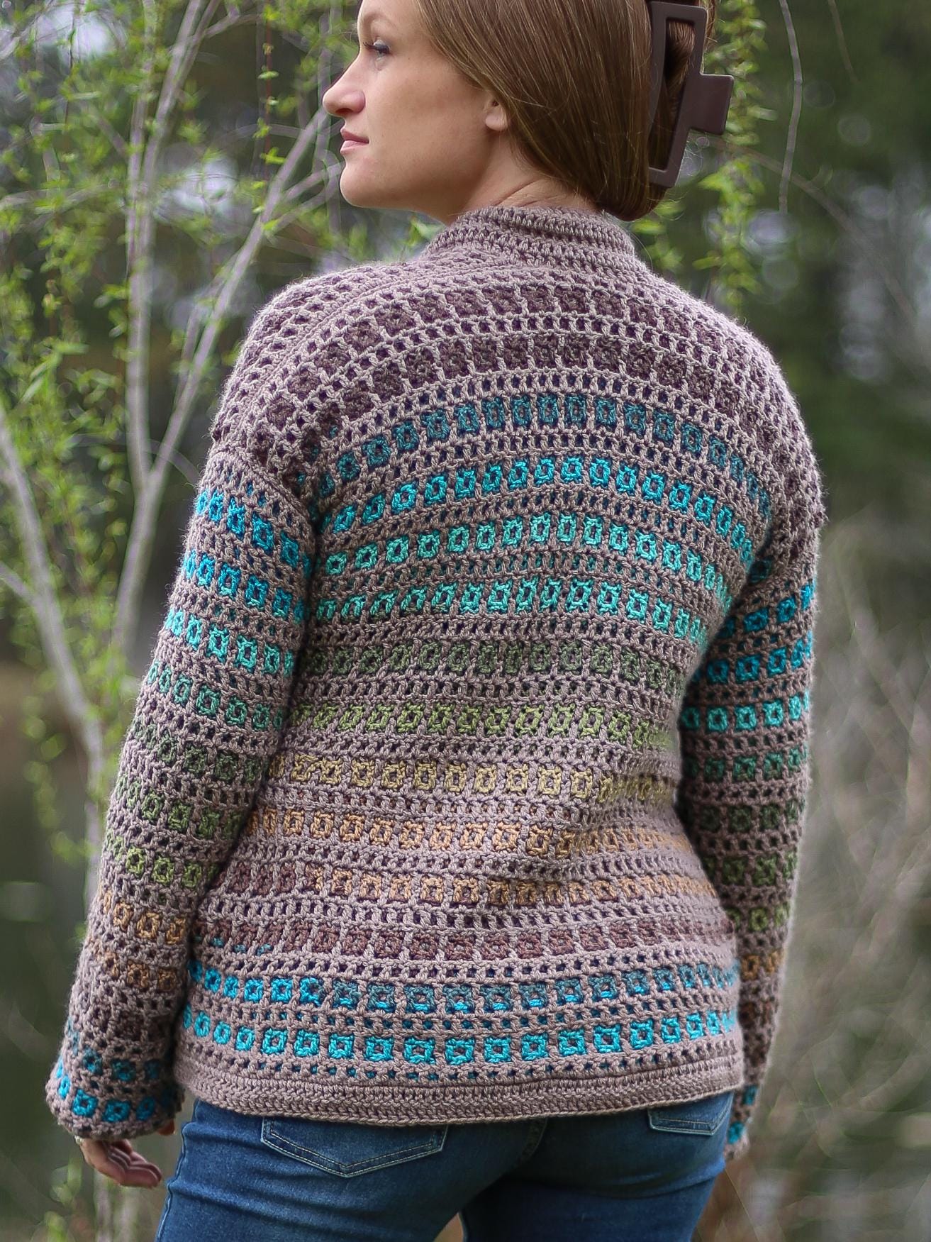 Interlocking Crochet Coatigan Pattern: Reversible Double Sided Jacket ...