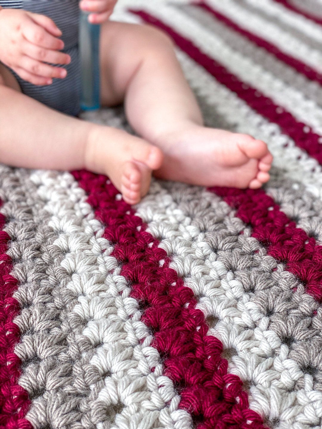 Chunky Star Stitch Crochet Blanket Pattern: Beginner-friendly PDF - Etsy