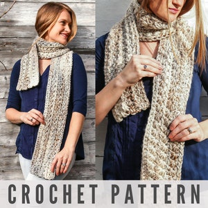Stella Star Stitch Crochet Scarf Pattern Video Tutorial - Etsy