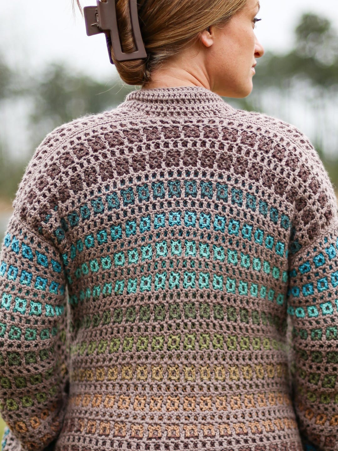 Interlocking Crochet Coatigan Pattern: Reversible Double Sided Jacket ...